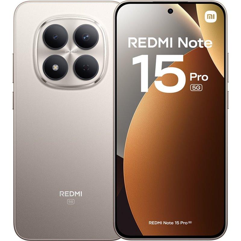 Xiaomi Redmi Note 15 Pro 5G, 8GB 256GB, 6,83 AMOLED, 6580mAh, Titânio ...
